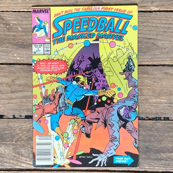 Marvel | Other | Vintage Marvel Speedball 988 | Poshmark